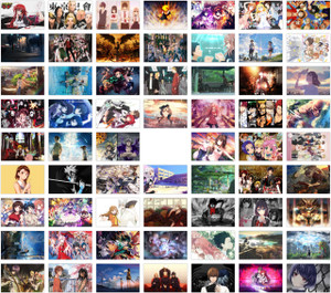 Pack of 62 Anime Mix Photo Poster Collection of Popular Anime Shows ...