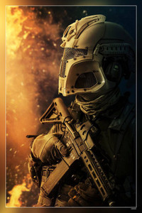 War Trooper Army Battlefield Burning Clone Trooper Commando Creative ...