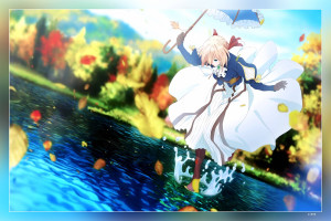 Violet Evergarden Anime Girls Violet Evergarden Anime Water Matte ...