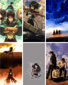 Attack on Titans AOT Anime Wall decor posters || A4 size 8×12 inch ...