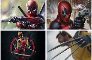 Poster 4 Combo Deadpool & Wolverine Poster for Home Office and Student ...