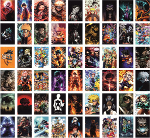 Creaatif13, Pack of 54 Anime Aesthetic Wall Collage Kit Posters ...