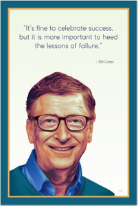 Bill Gates Inspirational Quotes for life Wall Posters Paper Print ...