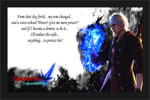 Devil May Cry DMC Game Poster with A4 Size Frame F-268 Paper Print ...