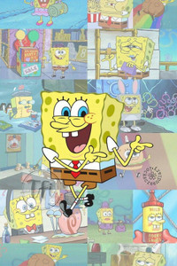 Cartoon Character Posters for Room, Unframed, with Double Sided Tape ...
