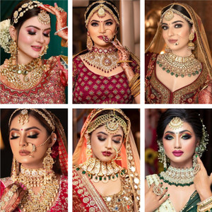 beauty parlour Bridal Mackup Wall Poster|| Set of 6 || Hd quality ...