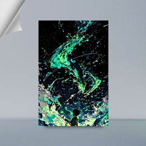 VIRGIN ARTS | HUNTER GON FREECSS NEON EFFECT DIGITAL ART | HUNTER X ...