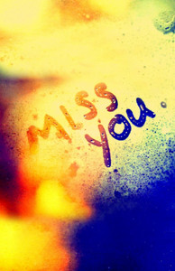 Quotes & Motivation Poster 'Miss You' Paper Poster Printed (12 inch X ...