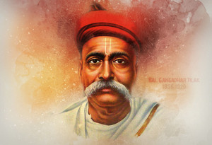 Poster Lokmanya Bal Gangadhar Tillak sl12017 (Wall Poster, 13x19 Inches ...
