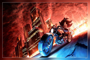 Super Sonic Hedgehog Matte Finish Poster Paper Print - Animation ...