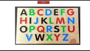 Abcd alphabet chart Poster Multicolor Photo Paper Print Poster ...