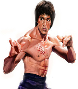 Bruce Lee Poster on 300gsm US Imported Paper With Gloss Lamination ...