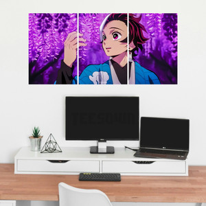 Demon Slayer Split Design Anime printed poster Set of 3 Photographic ...