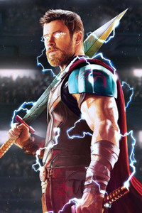 Thor Poster | Superhero Thor Posters | Unframed | With Self Adhesive ...