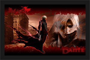 Devil May Cry DMC Game Poster with A4 Size Frame F-265 Paper Print ...