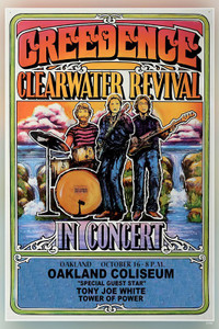 Oakland Coliseum Creedence Clearwater Revival Music Matte Finish Poster ...