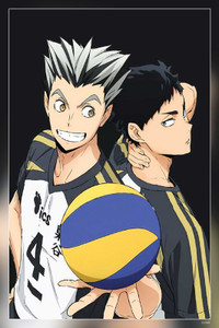 Haikyuu Akaashi Bokuto Matte Finish Poster Paper Print - Animation ...