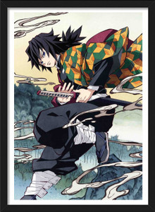 Giyu Tomiko | Demon Slayer Framed Poster | Anime Framed Posters Paper ...