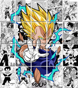 Set of 20 vegeta wall collage kit | A4 (11.9x8.3 inch) | dragonball z ...