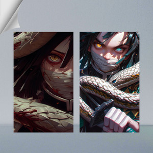 VIRGIN ARTS | OBANAI IGURO - SNAKE HASHIRA | DEMON SLAYER | ANIME | 300 ...