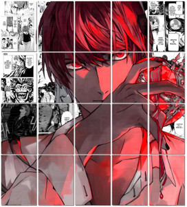 Light Manga Collage Poster Set - Set of 20, 210 mm x 297 mm, Premium ...