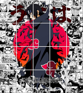 Pack of 20 Naruto Itachi Uchiha Manga Posters | A4 Size Anime Wall Art ...