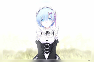 Rem Anime Waifu Best Girl Matte Finish Poster Paper Print - Animation ...