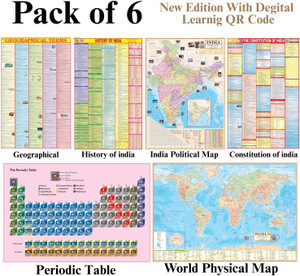 Complete UPSC Maps & Charts Set of 6 for Competitive Exams – India ...