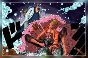 One Piece Donquixote Doflamingo Aokiji Punk Hazard Matte Finish Poster ...