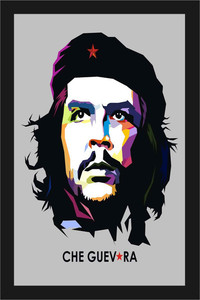 Che Guevara Motivational Poster with A4 Size Frame F-241 Paper Print ...