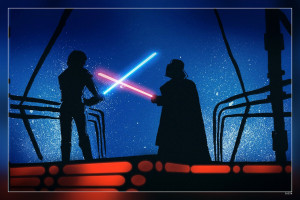 Star Wars Luke Sky Ker Darth Vader Anakin Sky Matte Finish Poster Paper ...