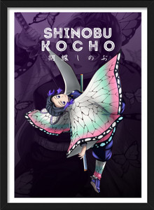 Shinobu Kochu Insect Hashira | Demon Slayer Characters | Anime Framed ...