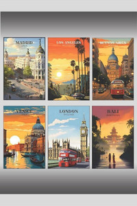 Travelling Posters Premium Matt Laminated Wall Poster- 9 INCHES X 12 ...
