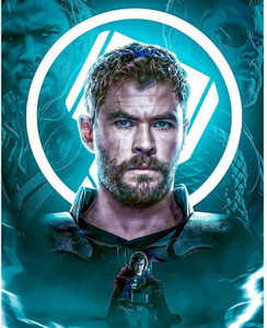 Chris Hemsworth Thor Matte Finish Poster Paper Print - Animation ...
