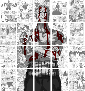 Set of 20 zoro - nothing happen collage kit | anime poster of one piece ...