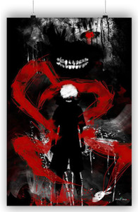 Kaneki Ken Fine Art Print - Animation & Cartoons posters in India - Buy ...