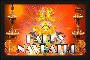 Devi Mata Religious Poster with A4 Size Frame F-356 Paper Print ...