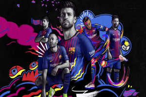 Poster Fcb Barcelona Soccer Football Player Series 2 Messi (Large Print ...