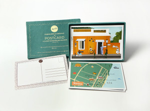 Pondicherry Auroville Illustrated Travel Postcard, A Classic navigator ...