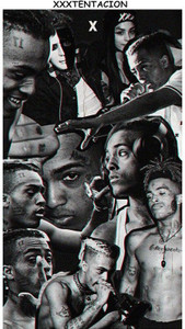 xxxtentacion black poster collage Fine Art Print - Music posters in ...