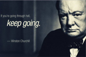 Poster Premium Quality Winston Churchill (Large Print, 36x24 Inches ...