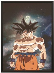 Dragon Ball Z Goku Ultra Instinct Wall Poster With Frame A4 Size ...