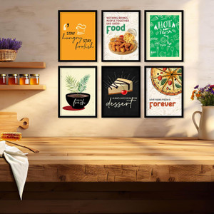 Food Wall Frames for Kitchen Hotel and Restaurant Wall Decoration ...