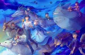 Howl'S Moving Castle Studio Ghibli Howl Ruck Matte Finish Poster Paper ...