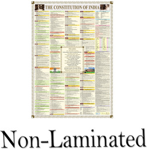 CONSTITUTION OF INDIA CHART SIZE : 100x70 cm (40"x 28" inch) with ...