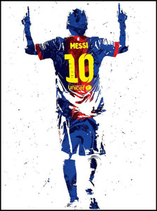 Poster Lionel Messi Fc Barcelona Soccer Club Player sl-14492 (LARGE ...