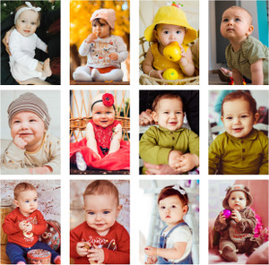 PACK OF 12 CUTEST BABIES POSTERS AA32 Fine Art Print - SDN_SILVASSA ...