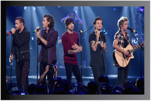 One Direction Music Frame Poster For Room Synthetic Wood Gloss ...