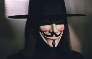 Poster Movie V For Vendetta Anonymous sl12124 (Large Poster, 36x24 ...
