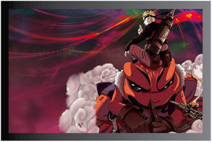 Naruto Poster with Frame Gloss Lamination M5 Paper Print - Animation ...